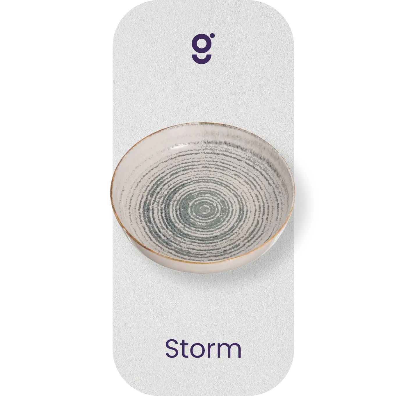 Deep Plate 18,5 cm STORM - gastroglam