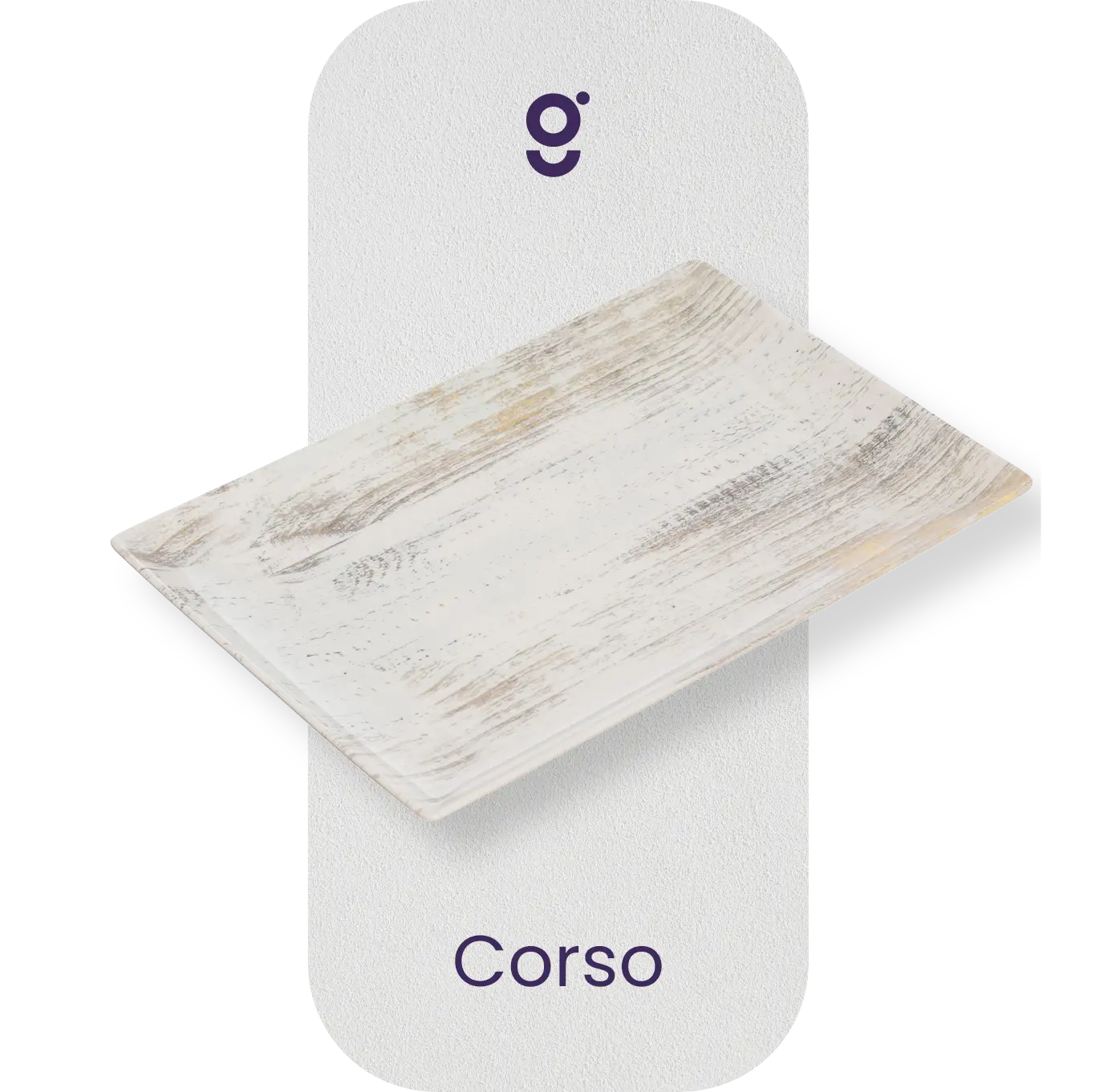 Rectangular Platter 30X15 cm CORSO - gastroglam